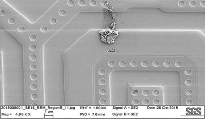 Identifying ESD damage using an electron microscope | item America ...