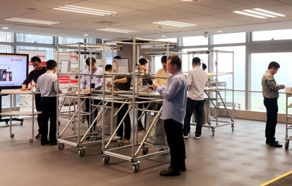 Lean line design training at the Global Advanced Manufacturing ...