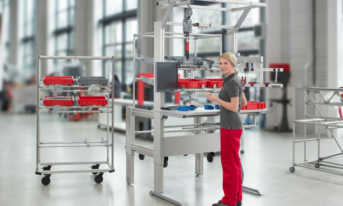 Como la ergonomía aumenta la eficiencia en las mesas de trabajo industriales | item America ...