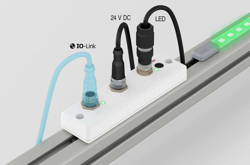 Green light for your ideas – new LED strip with IO-Link Controller ...